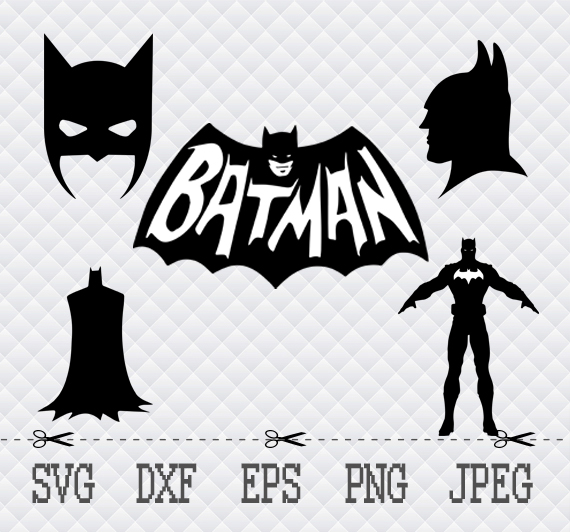 Batman SVG,PNG,EPS Cameo Cricut Design Template Stencil Viny | Inspire ...