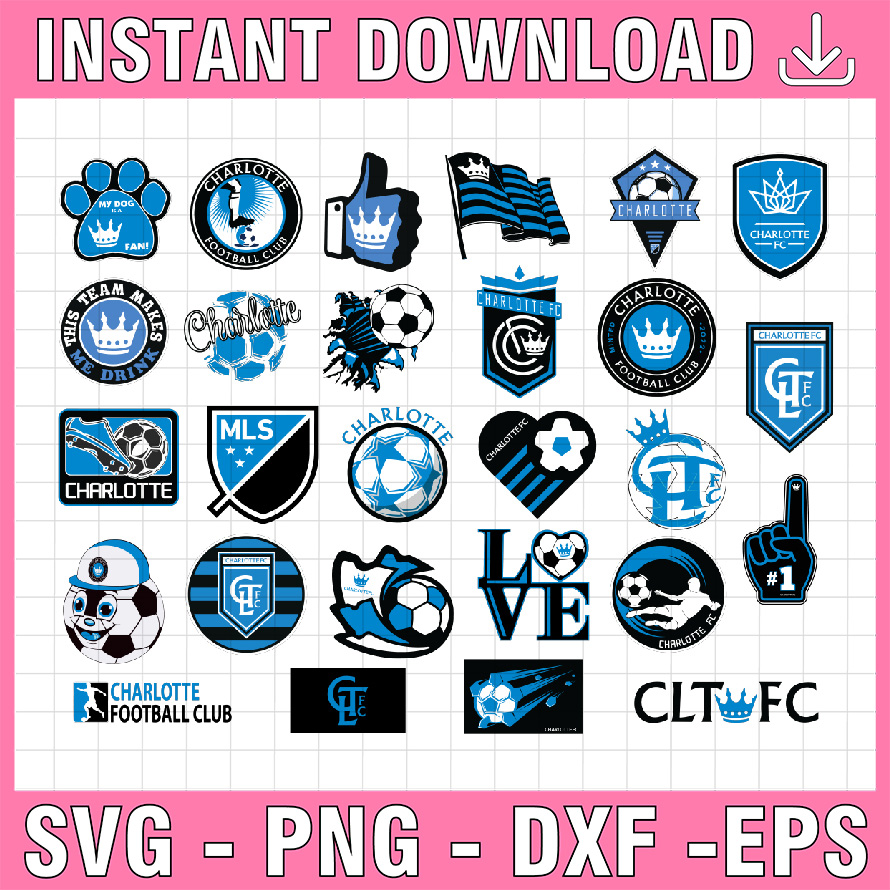 27 Files MLS Logo Charlotte FC, Charlotte FC svg, Vector Cha | Inspire ...