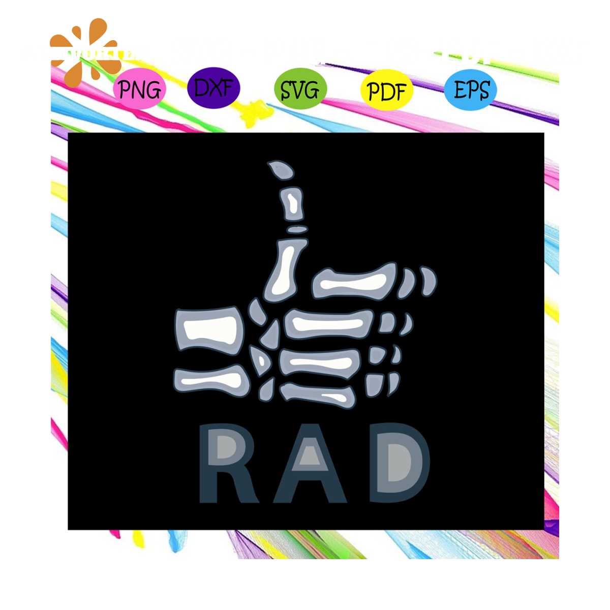 Radiology tech svg, rad skeleton thumb svg, skeleton thumb,t | Inspire ...