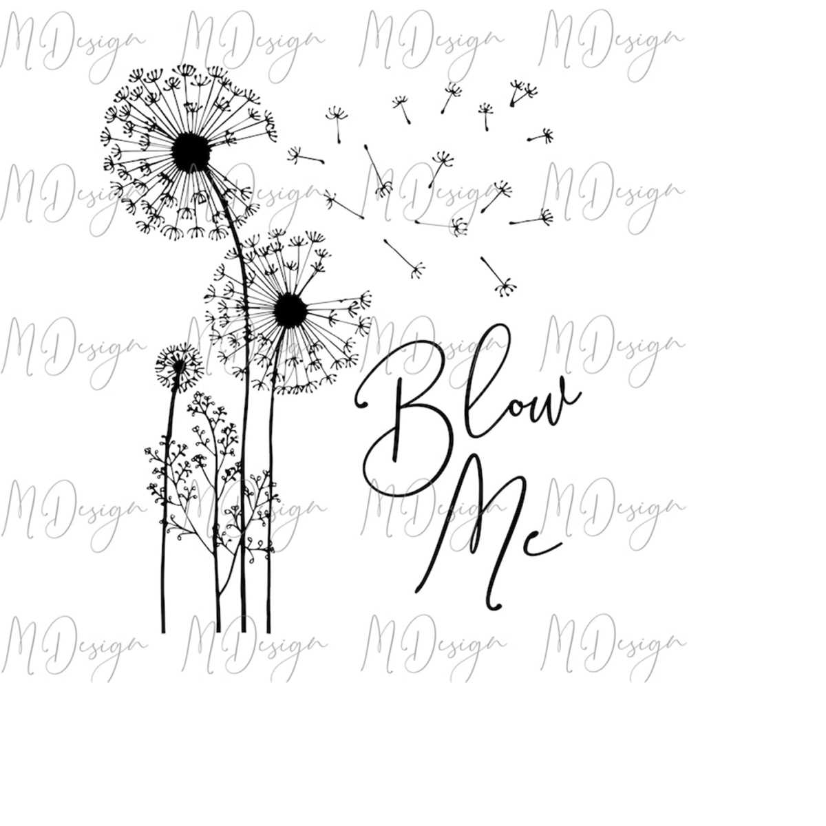 Dandelion SVG Cut File for Cricut, Silhouette Cameo - Great - Inspire ...