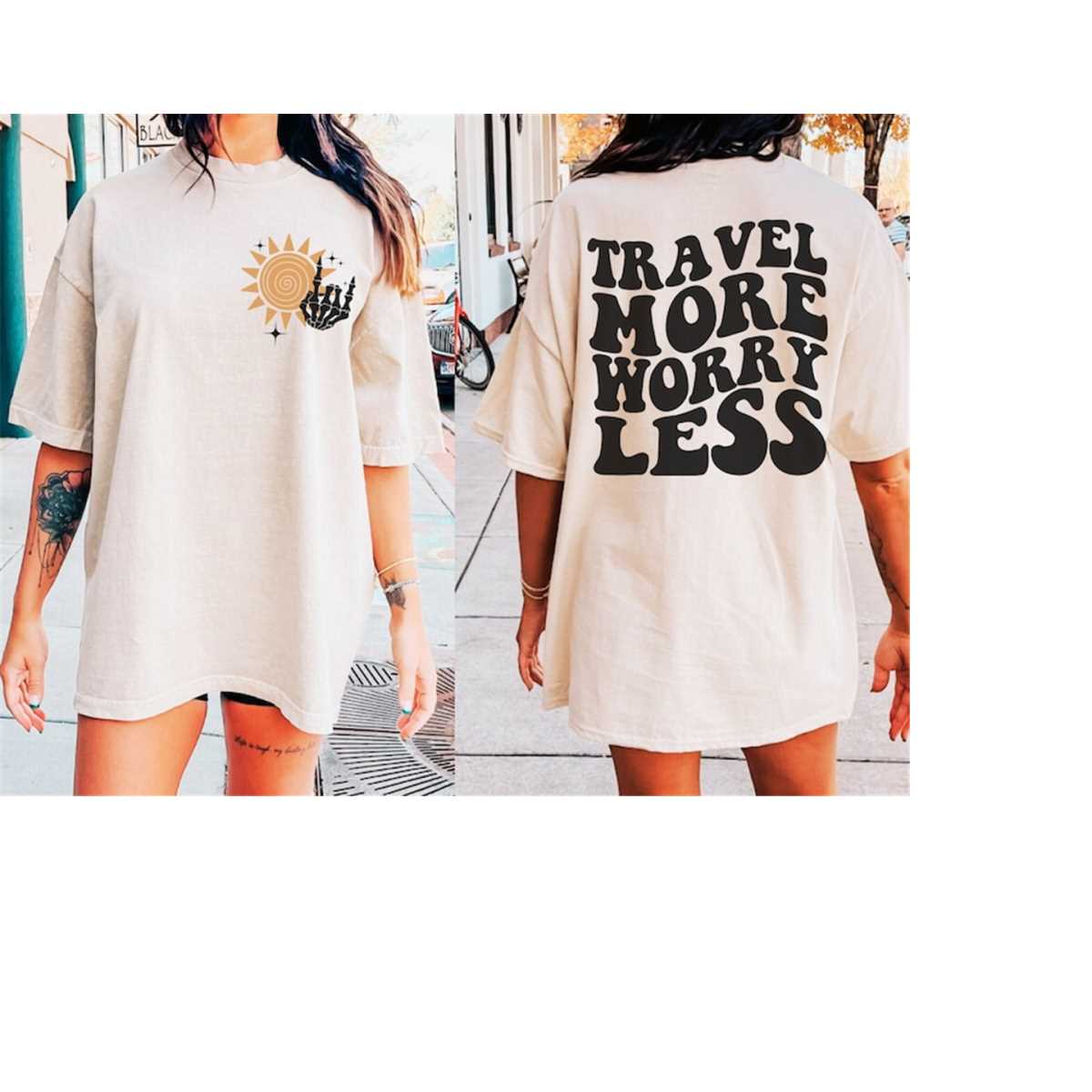Travel More Worry Less SVG, trendy svg, trendy png, summer s | Inspire ...