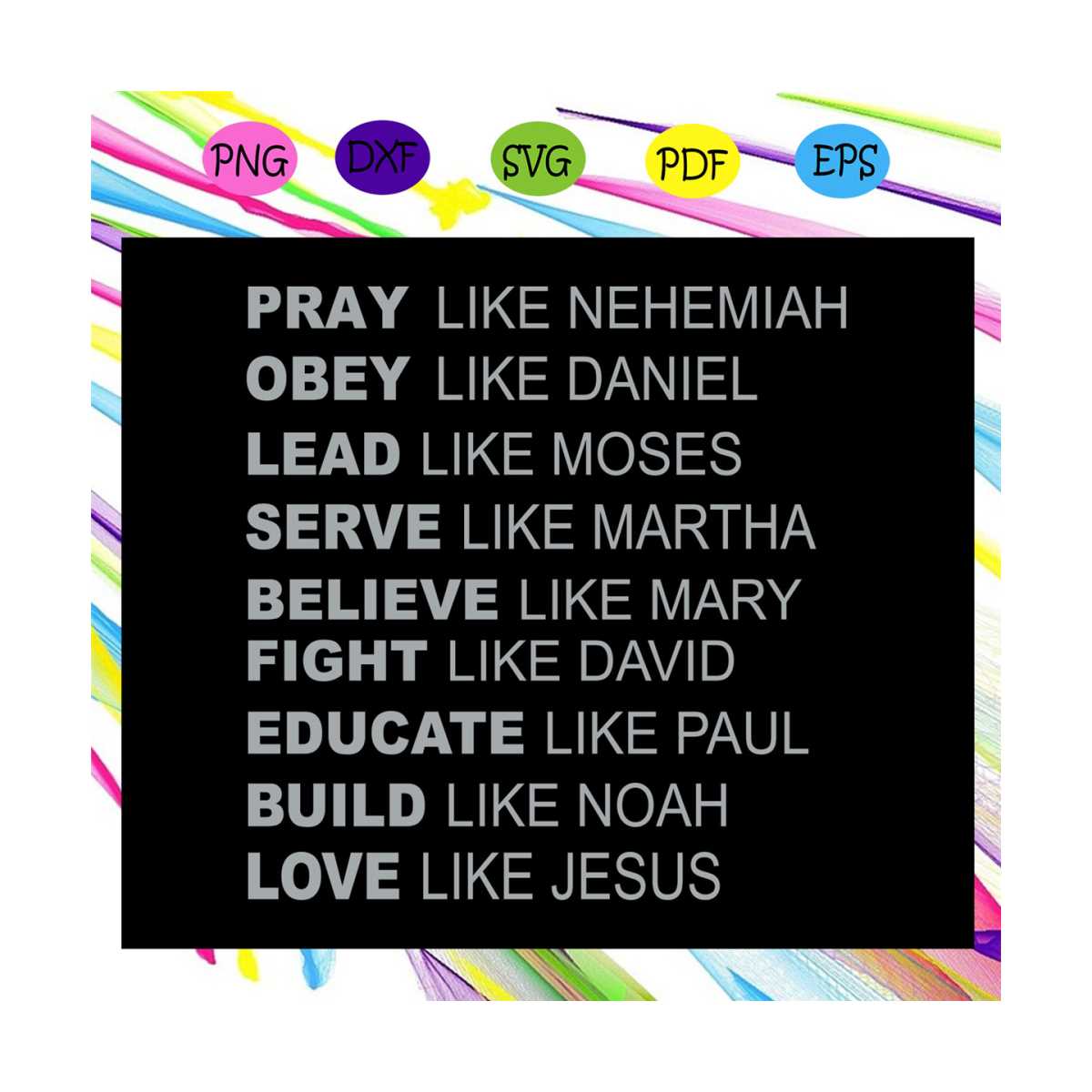 Pray like nehemiah , nehemiah gift, jesus svg, jesus gift, n | Inspire ...