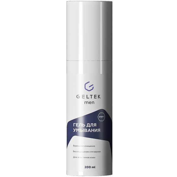 Cleansing gel for men by Geltek | Inspire Uplift