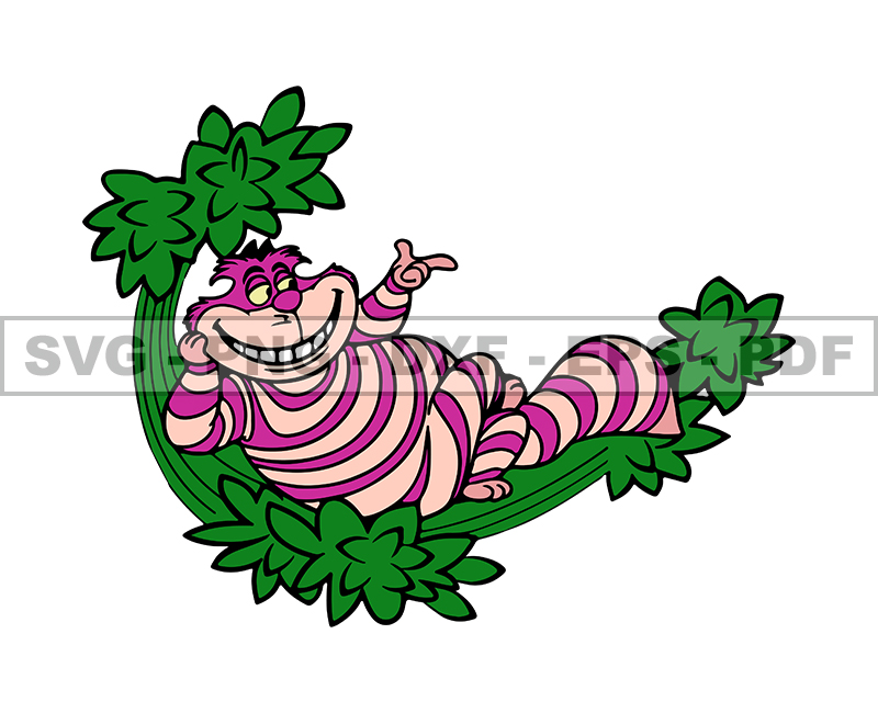 Cheshire Cat Svg, Cheshire Png, Cartoon Customs SVG, EPS, PN - Inspire ...