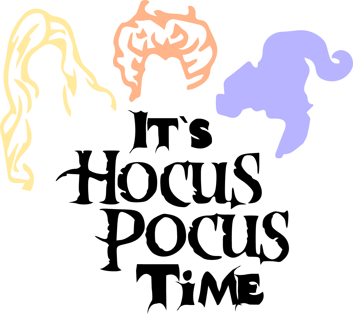 Hocus Pocus Svg, Hocus Pocus Png, Digital Silhouette and Cri - Inspire ...