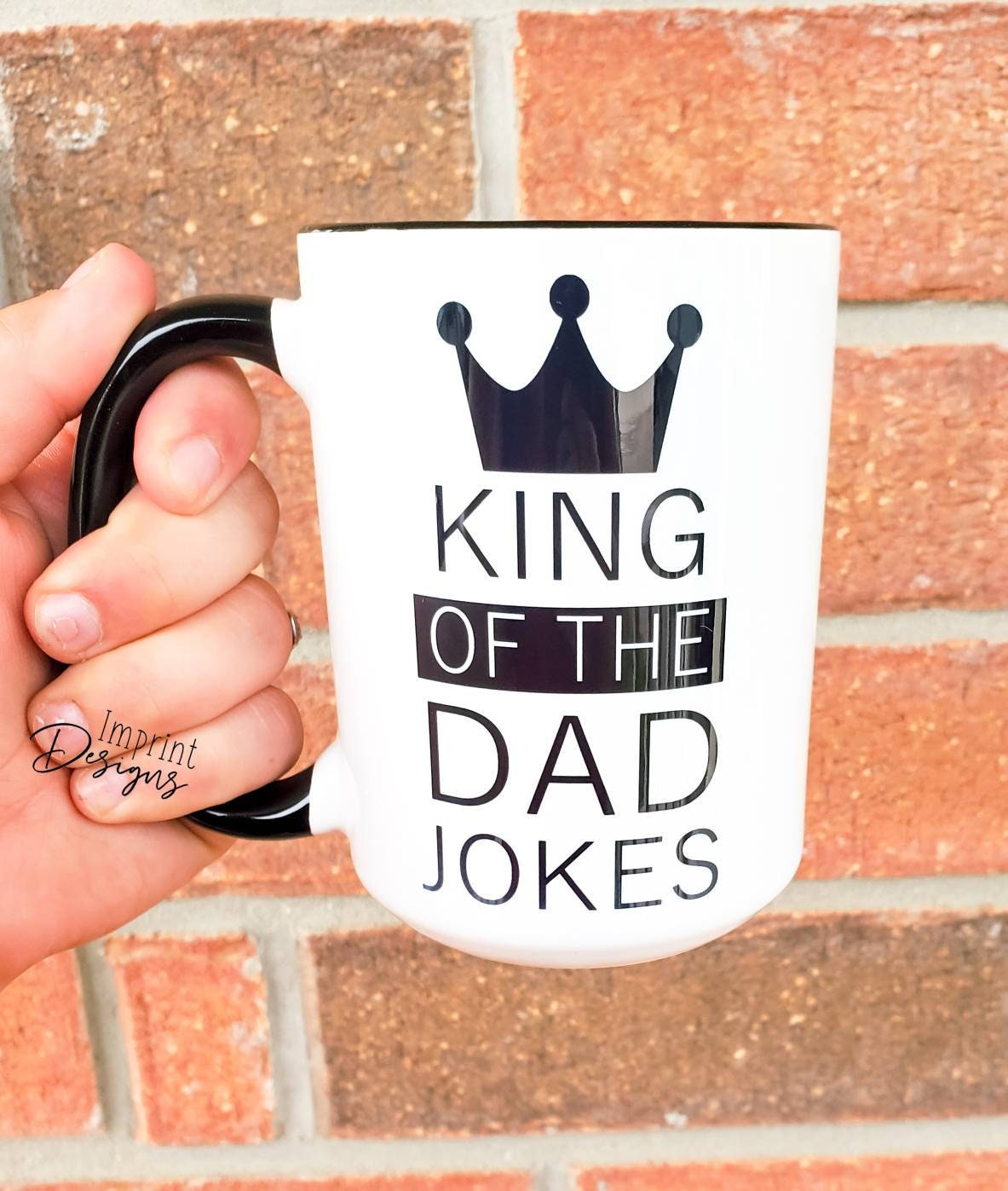 King of the Dad jokes, Fathers day from son from daughter,bo | Inspire ...