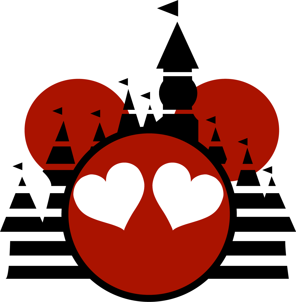 Disney Mouse castle Svg, Mickey minine Svg, Mickey heat Svg, - Inspire Uplift