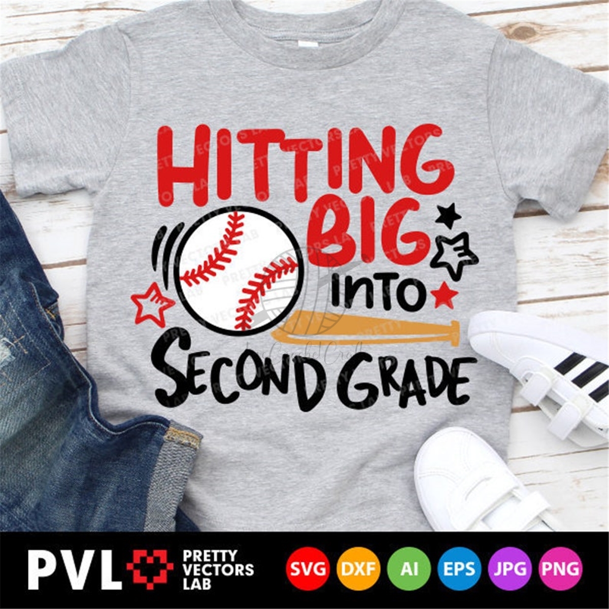 Hitting into Second Grade Svg, Back To School Cut Files, Bas - Inspire ...