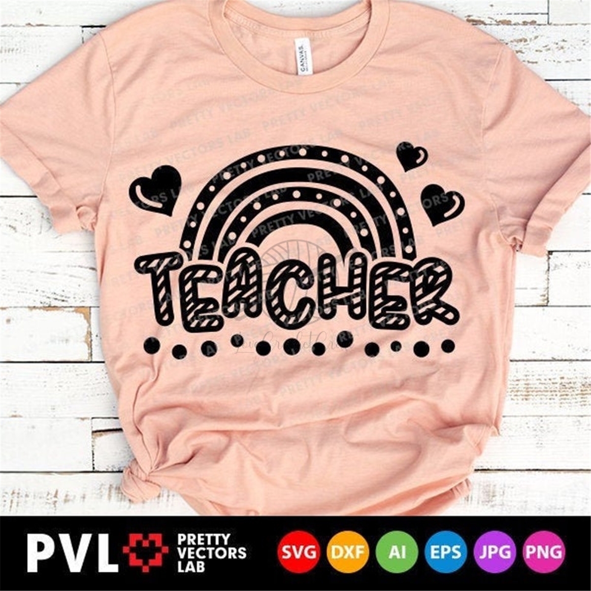 Teacher Svg, Rainbow Svg, Back To School Cut Files, School S - Inspire ...