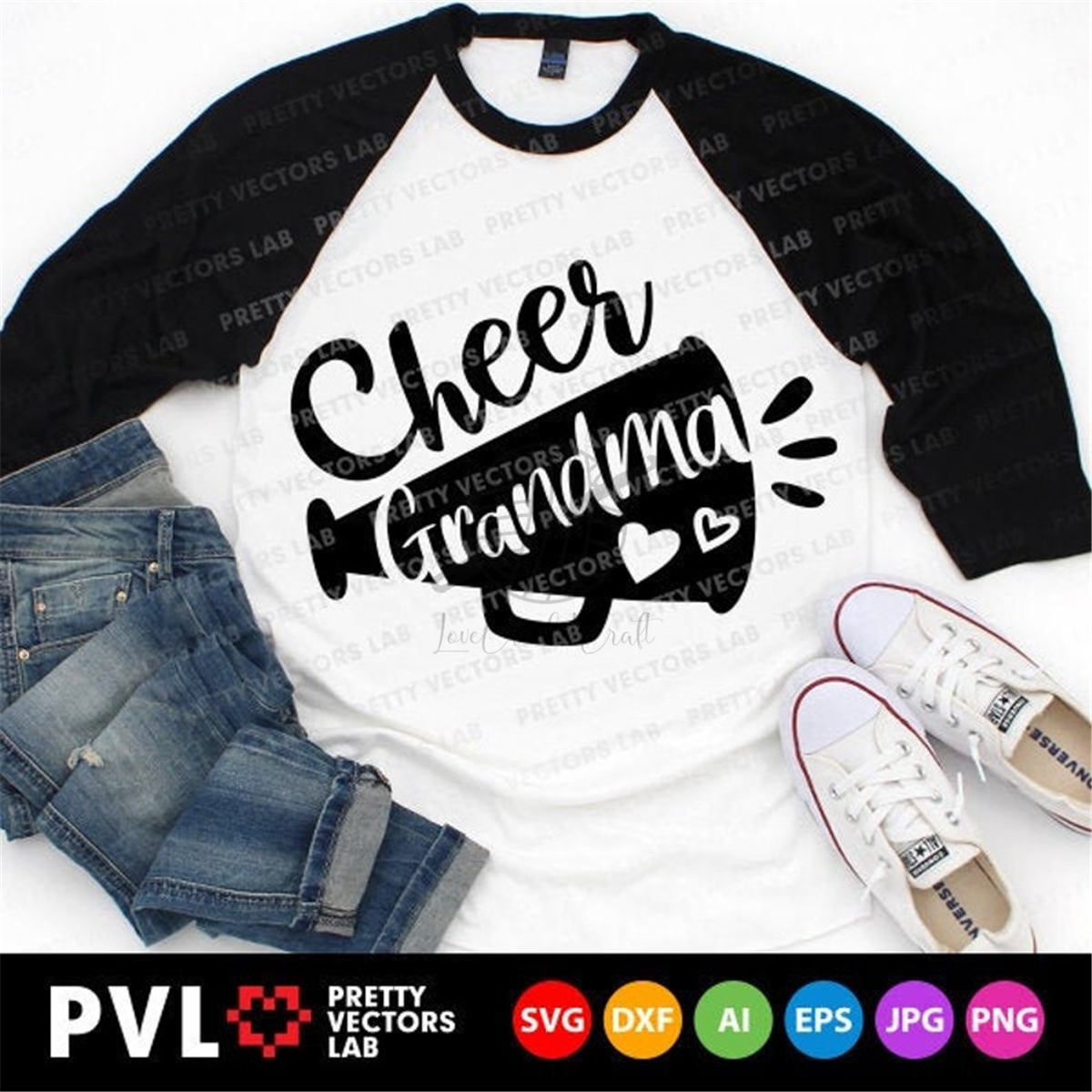 Cheer Grandma Svg, Cheerleader Svg, Cheer Cut Files, Megapho - Inspire ...