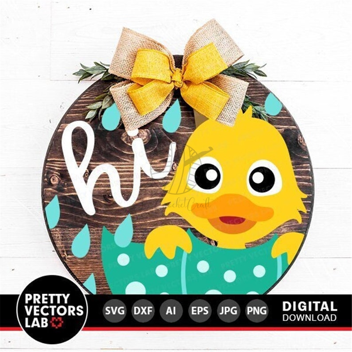 Welcome Svg, Duck with Umbrella Cut Files, Spring Svg Dxf Ep - Inspire ...