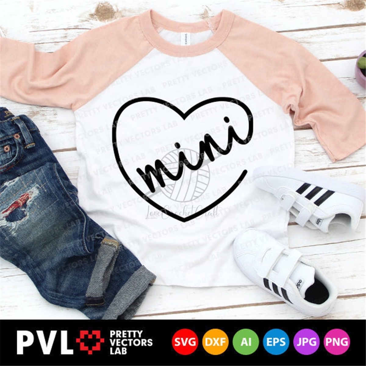 Mini Svg, Kids Svg, Baby Cut Files, Cute Heart Svg, Dxf, Eps | Inspire ...