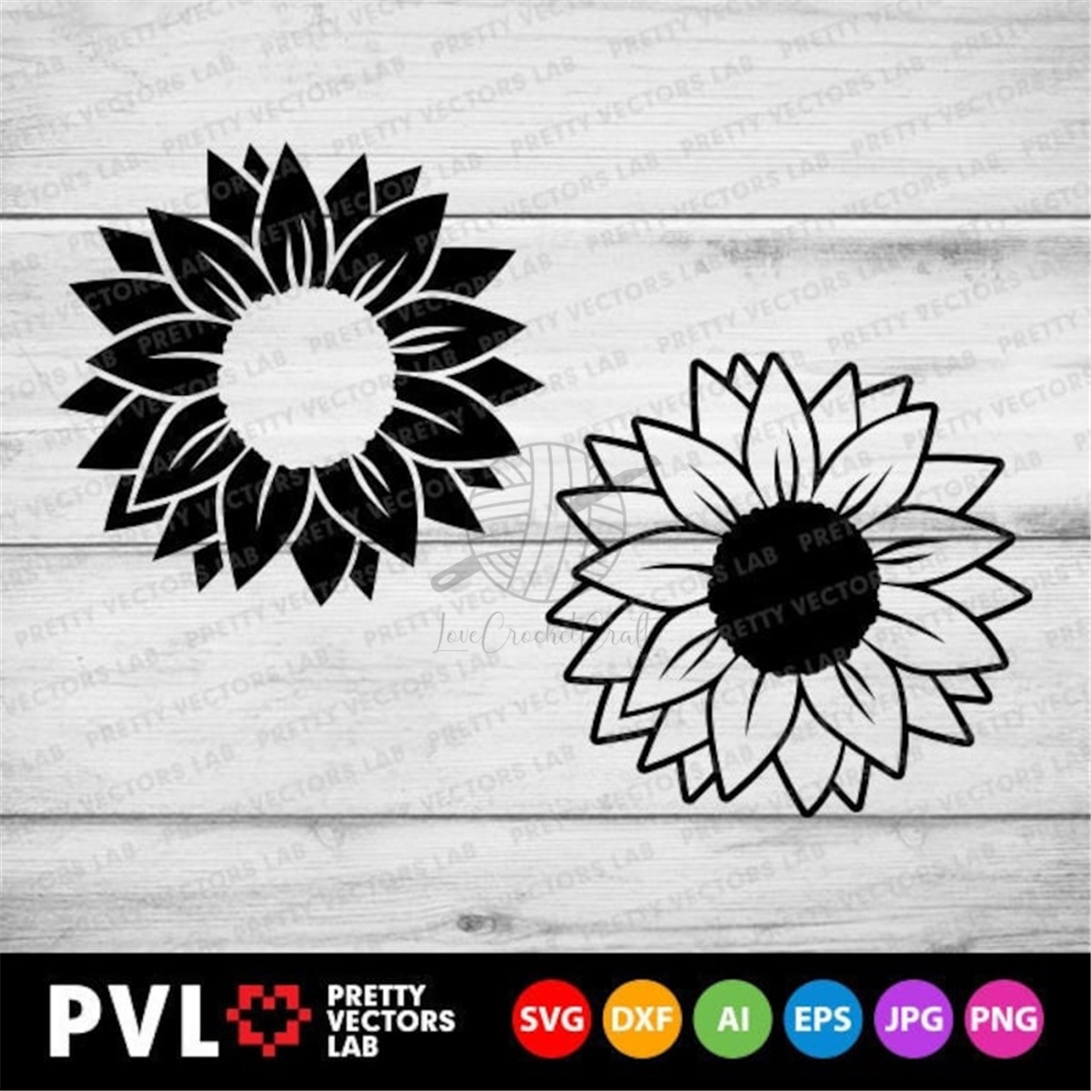 Sunflower Svg, Flower Svg, Sunflowers Cut Files, Sunflower S | Inspire ...