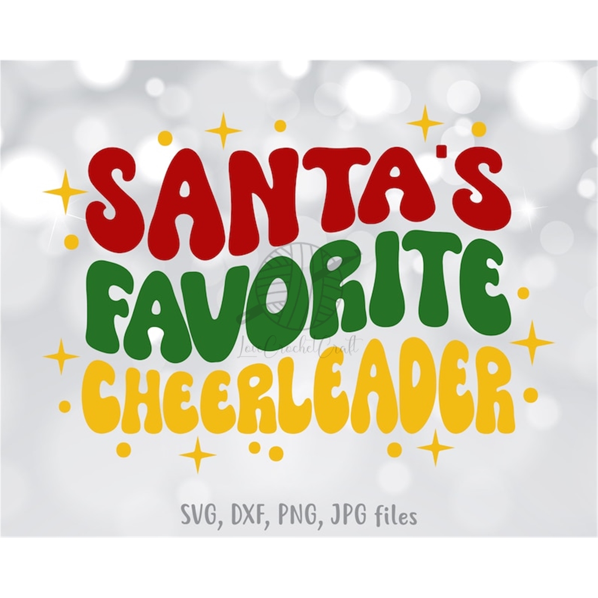 Santa's Favorite Cheerleader svg, Cheerleader Christmas svg, - Inspire ...