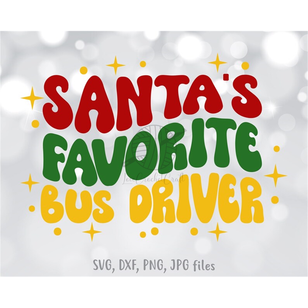 Santa's Favorite Bus Driver svg, Bus Driver Christmas svg, B - Inspire ...
