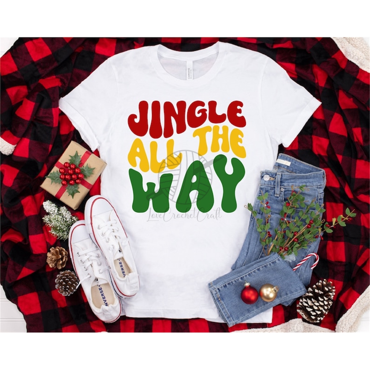Jingle All The Way svg, Funny Christmas svg, Christmas Sayin - Inspire Uplift