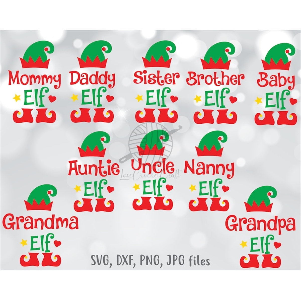 Elf Family SVG, Christmas SVG, Elf svg, Christmas family Cu - Inspire Uplift