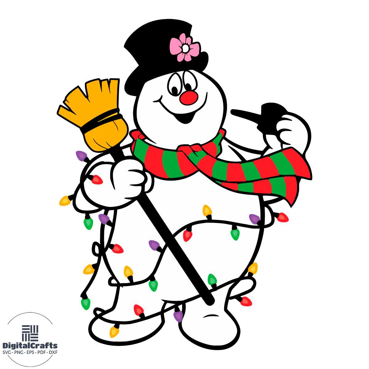 Frosty The Snowman Characters Svg | Inspire Uplift