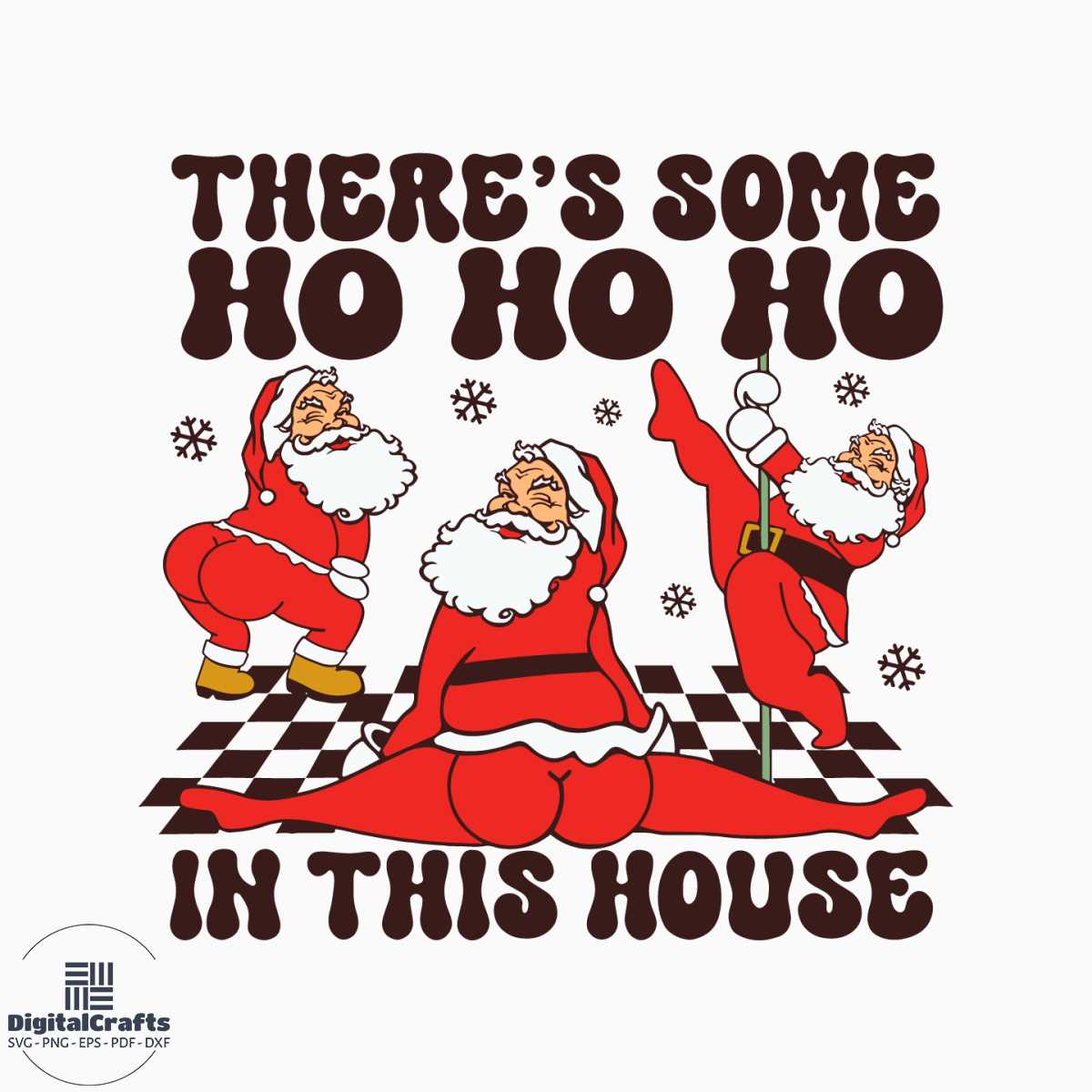 Twerking Black Santa Svg | Inspire Uplift