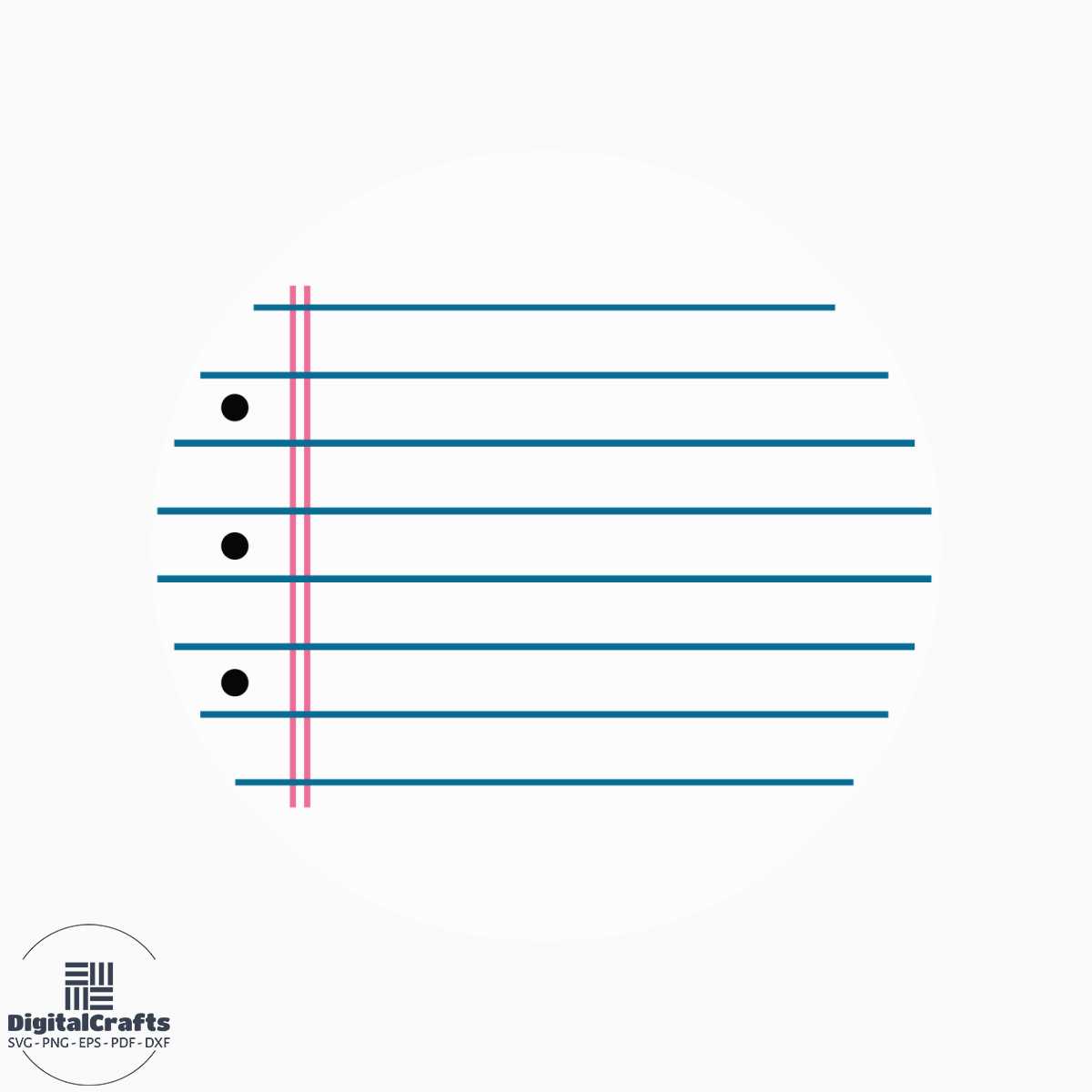 Lined Paper Svg | Inspire Uplift