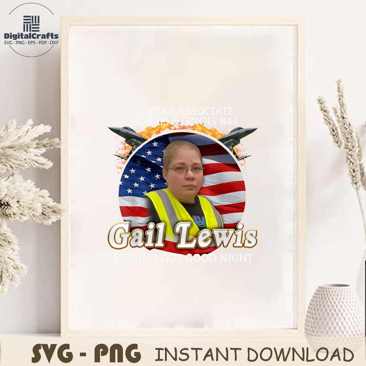 Gail Lewis Meme Signing Out Good Night PNG - Inspire Uplift