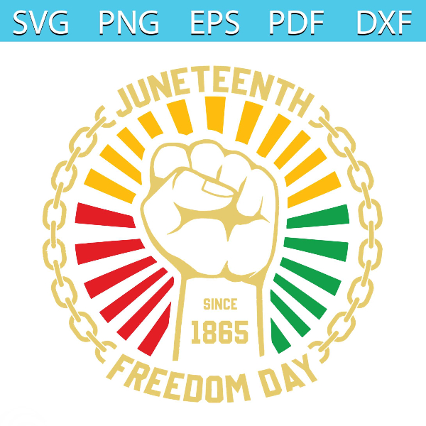 Juneteenth Since 1865 Svg For Cricut Sublimation Files | Inspire Uplift