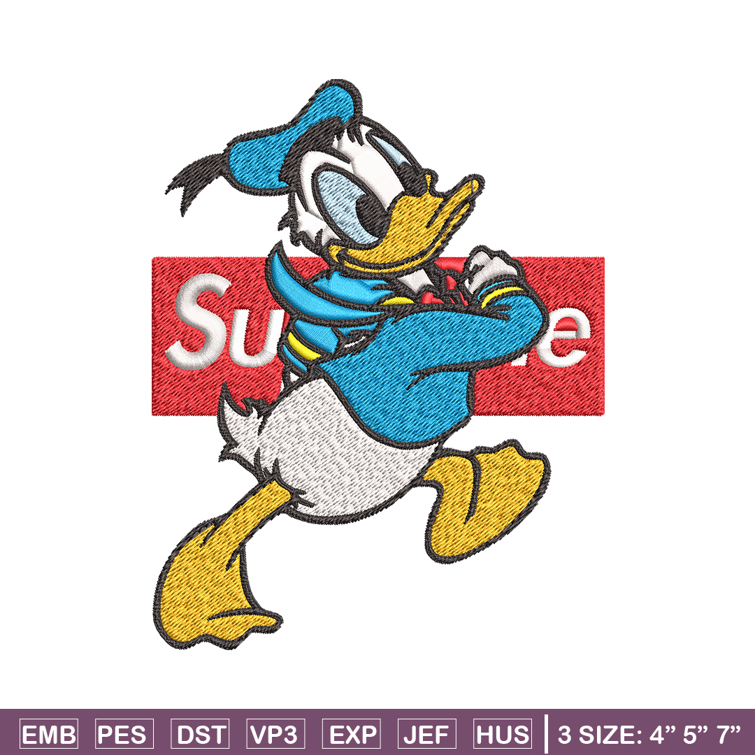 Daisy Duck Supreme Embroidery design, Disney Embroidery, car | Inspire ...