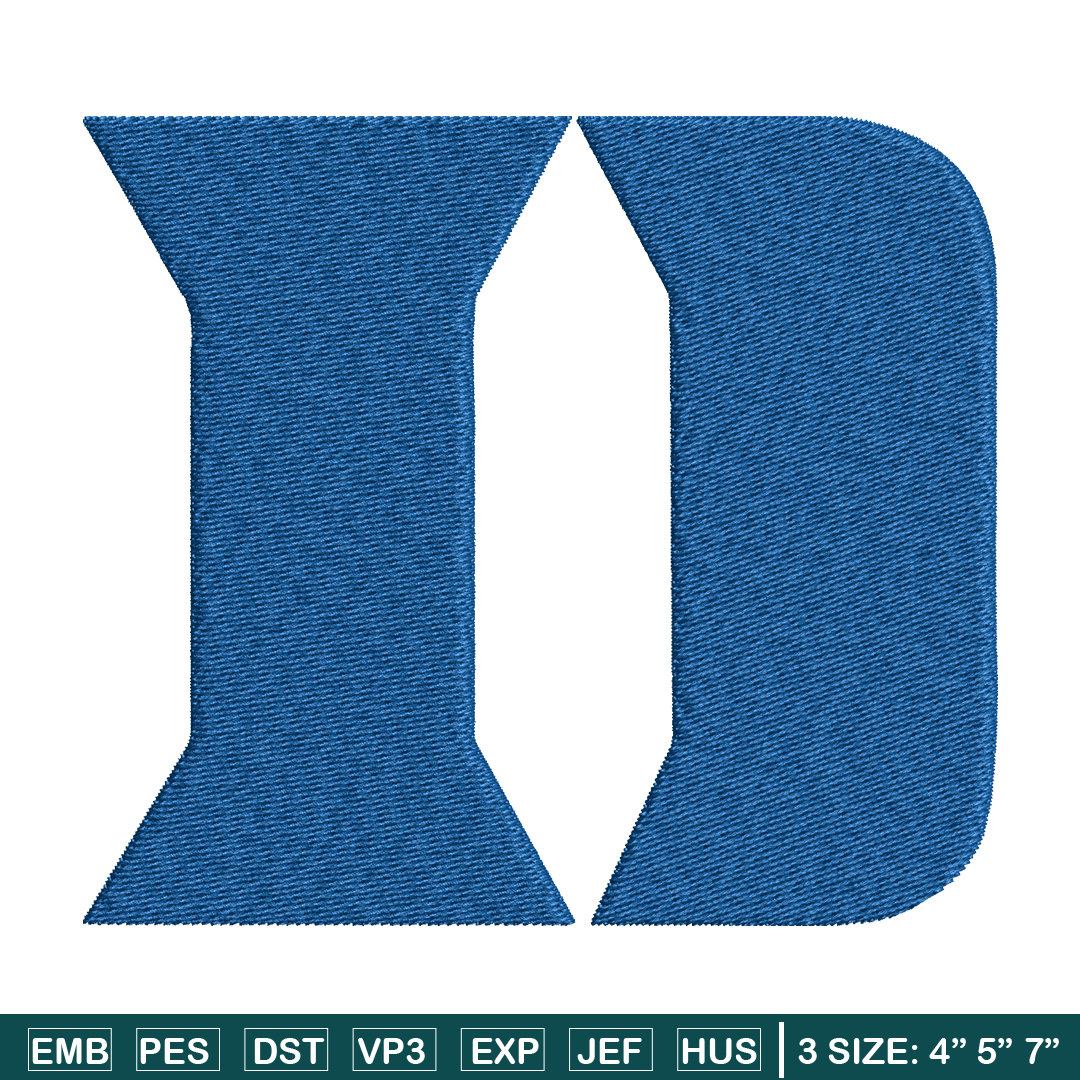 Duke Blue Devils embroidery design, Duke Blue Devils embroid | Inspire ...