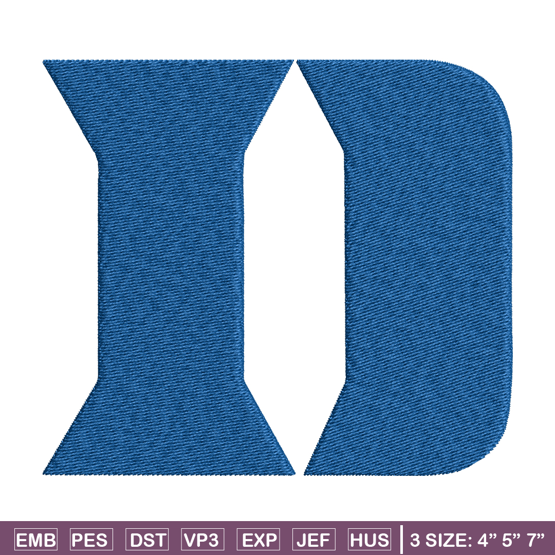 Duke Blue Devils embroidery design, Duke Blue Devils embroid | Inspire ...
