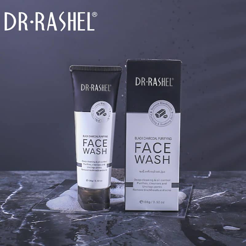 Dr.Rashel Black Charcoal Purifying Face Wash - Inspire Uplift
