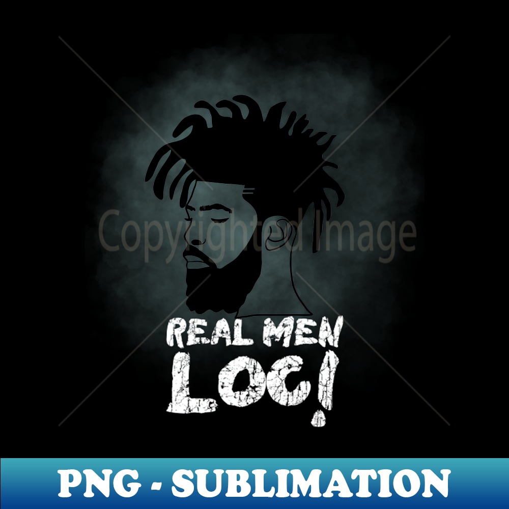 Real Men Loc Black Man Freeform Locs - Vintage Sublimation P | Inspire ...