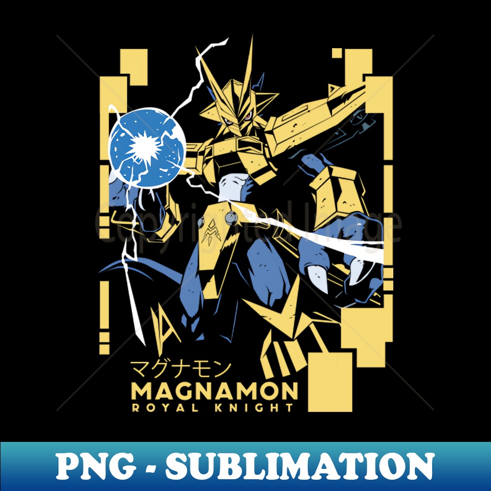 digimon royal knight magnamon - PNG Sublimation Digital Down - Inspire ...