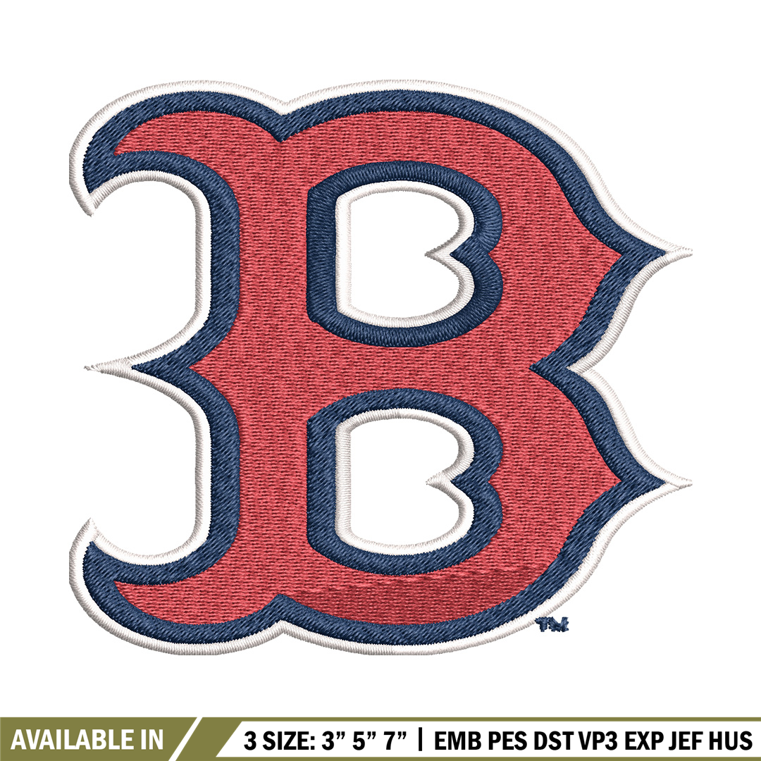 Boston Red Sox Embroidery Design, Logo Embroidery, MLB Embro | Inspire ...