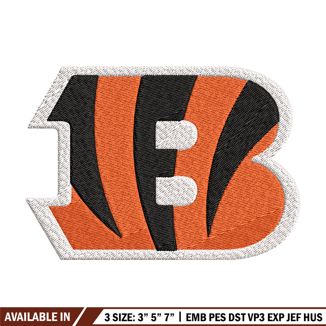 Cincinnati Bengals logo Embroidery, NFL Embroidery, Sport em | Inspire ...