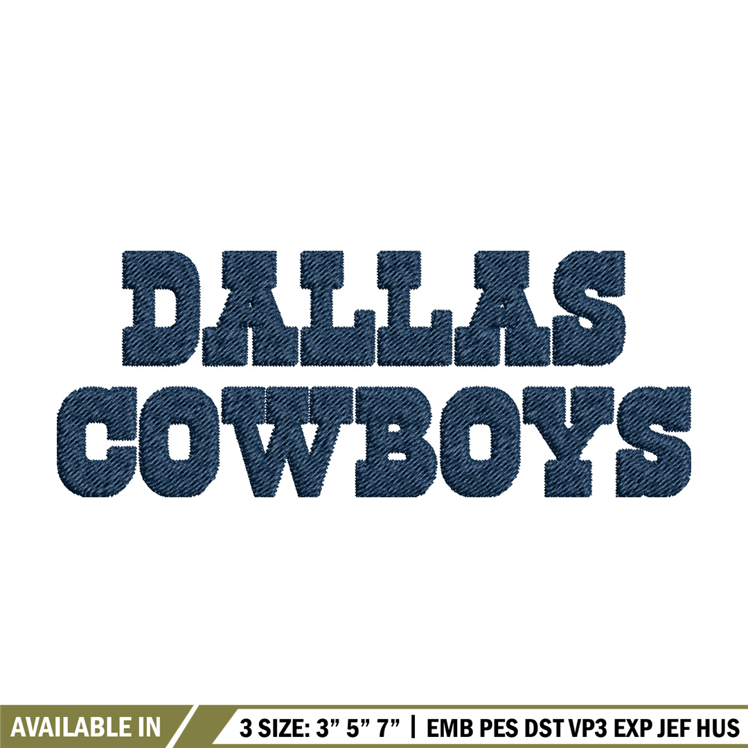 Dallas Cowboys logo Embroidery, NFL Embroidery, Sport embroi | Inspire ...