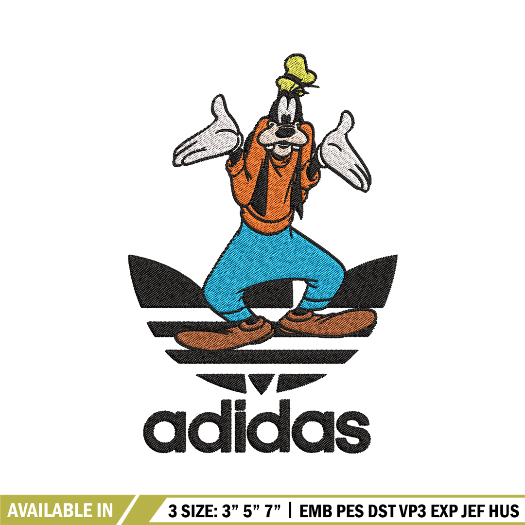 Goofy adidas Embroidery Design, Adidas Embroidery, Brand Emb | Inspire ...