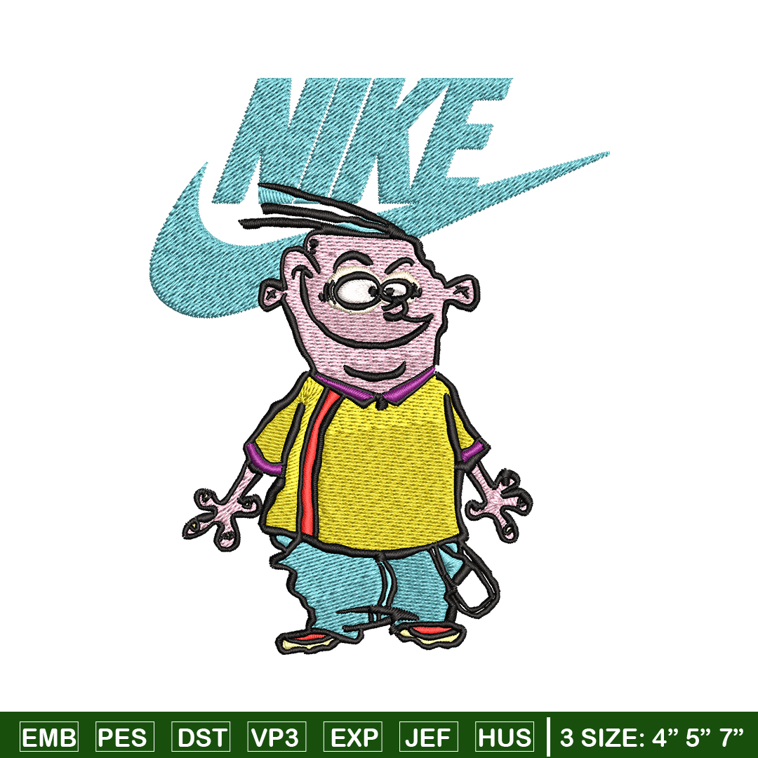 Cartoon swoosh Nike Embroidery design, Cartoon swoosh Nike E | Inspire ...