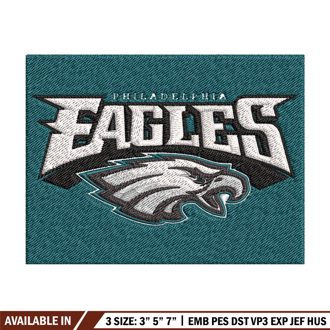 Philadelphia Eagles logo Embroidery, NFL Embroidery, Sport e | Inspire ...