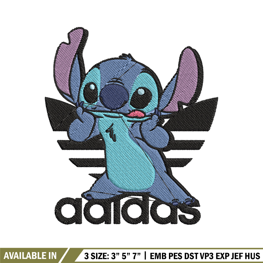 Stitch adidas Embroidery Design, Adidas Embroidery, Embroide | Inspire ...