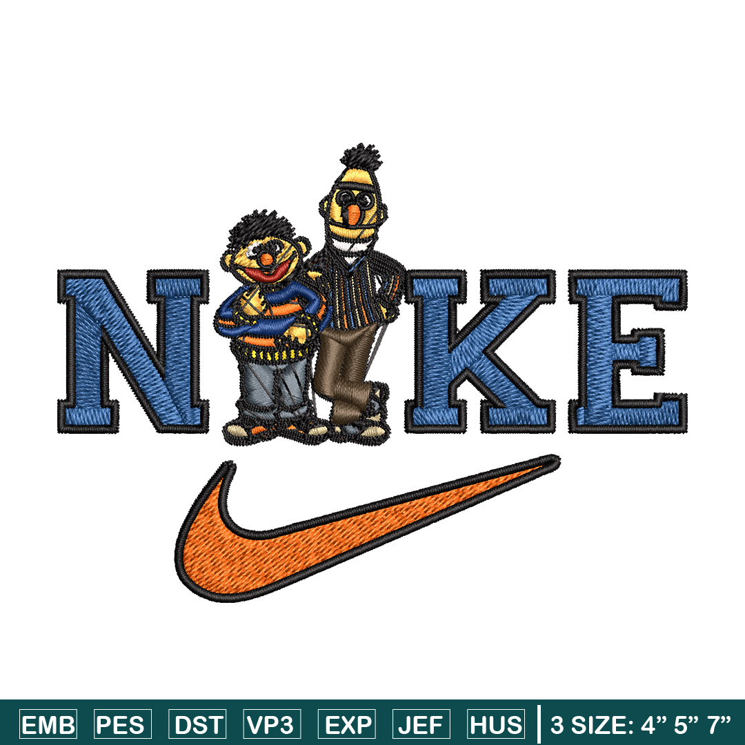 Nike cartoon Embroidery Design, Nike Embroidery, Brand Embro | Inspire ...