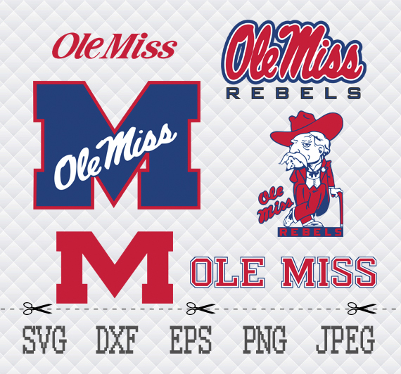 Ole miss SVG,PNG,EPS Cameo Cricut Design Template Stencil Vi | Inspire ...