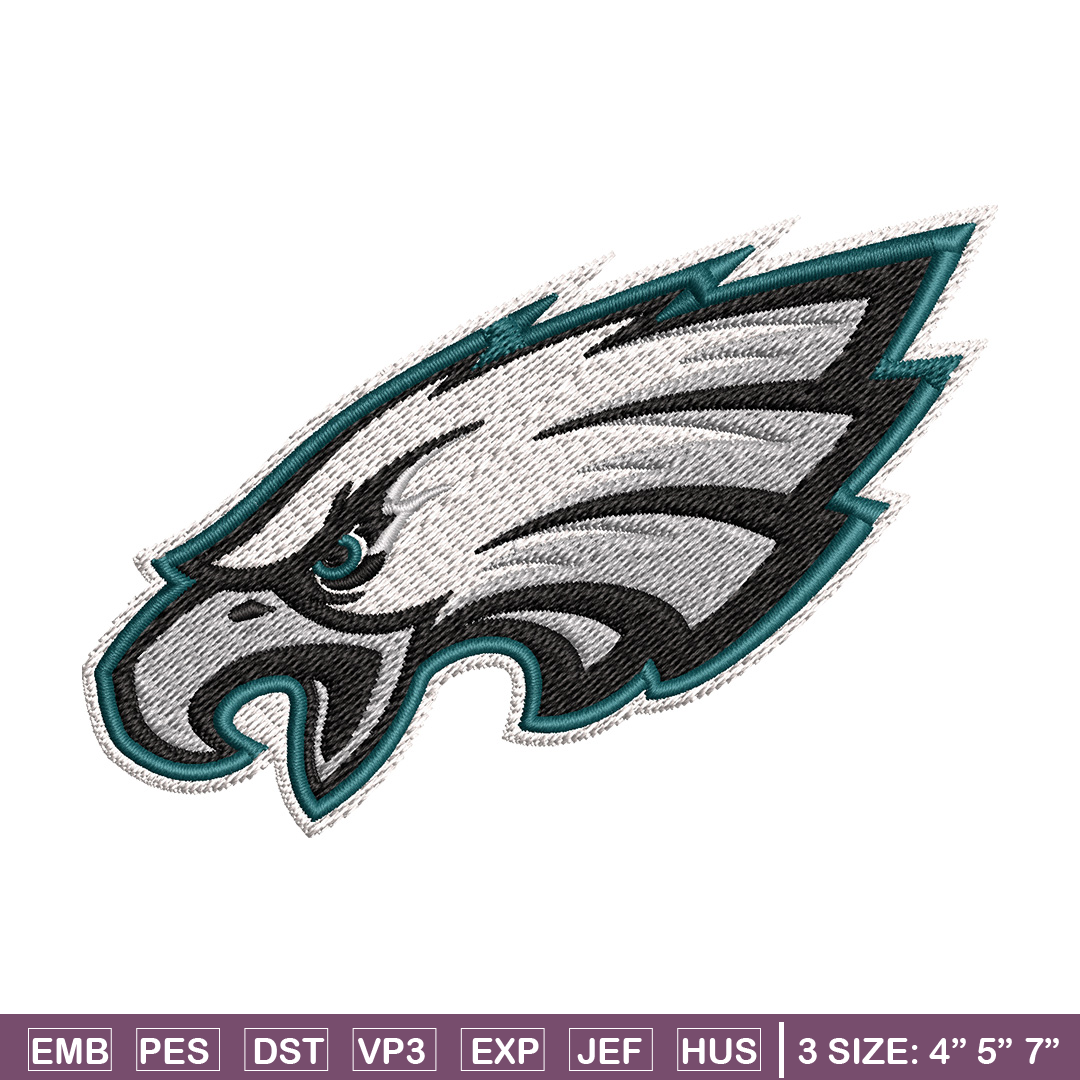 Philadelphia Eagles logo Embroidery, NFL Embroidery, Sport e - Inspire ...