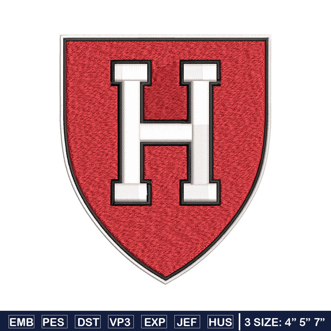 Harvard Crimson embroidery design, Harvard Crimson embroider | Inspire ...