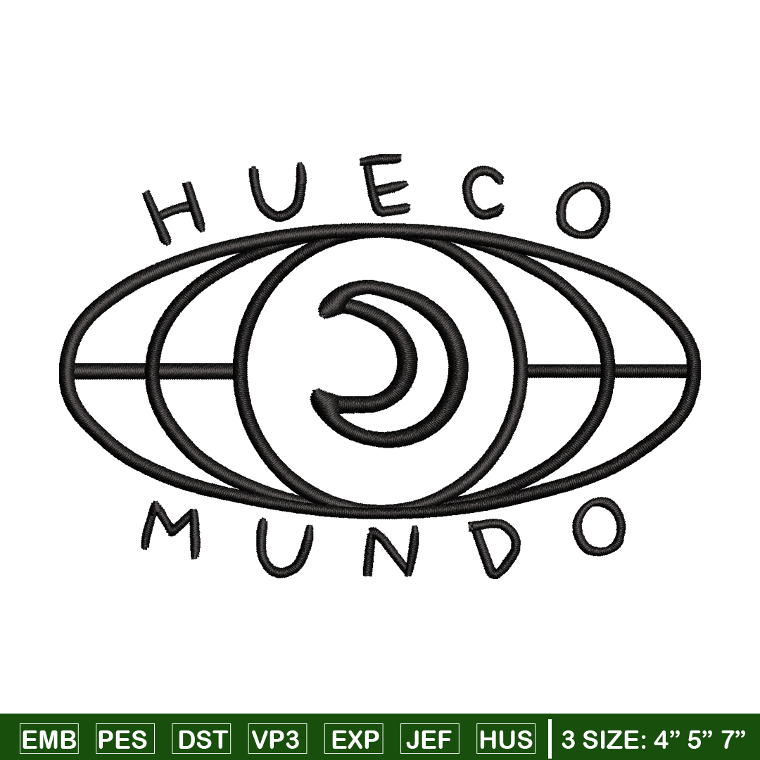 Hueco Mundo embroidery design, Hueco Mundo embroidery, logo - Inspire ...