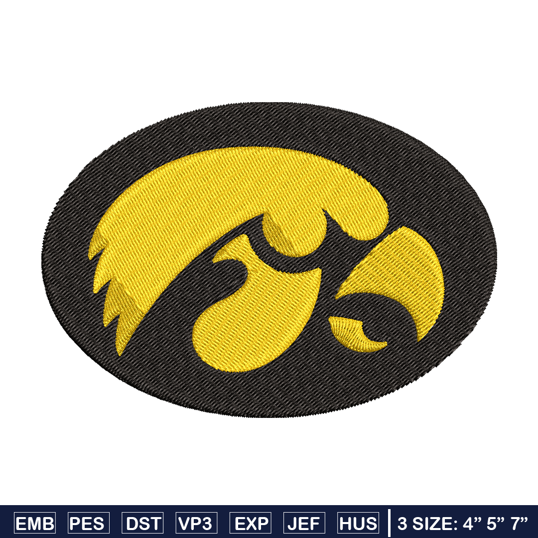 Iowa Hawkeyes embroidery design, Iowa Hawkeyes embroidery, l | Inspire ...
