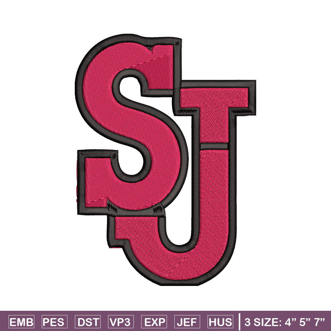 St John's Red Storm embroidery design, St John's Red Storm e | Inspire ...
