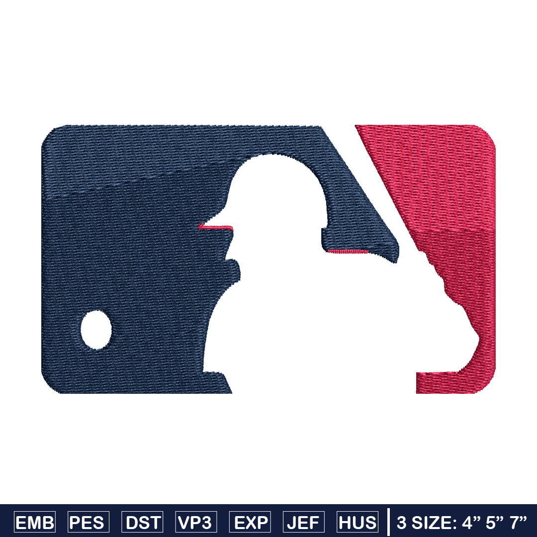 Major League Baseball logo Embroidery, MLB Embroidery, Sport | Inspire ...