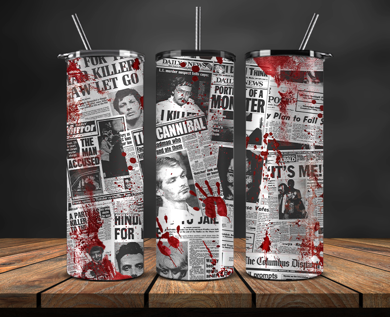Halloween 20oz Tumbler Wrap ,Horror films Tumbler Wrap PNG, | Inspire ...