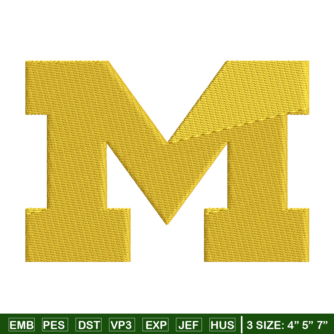 Michigan Wolverines embroidery design, Michigan Wolverines e | Inspire ...