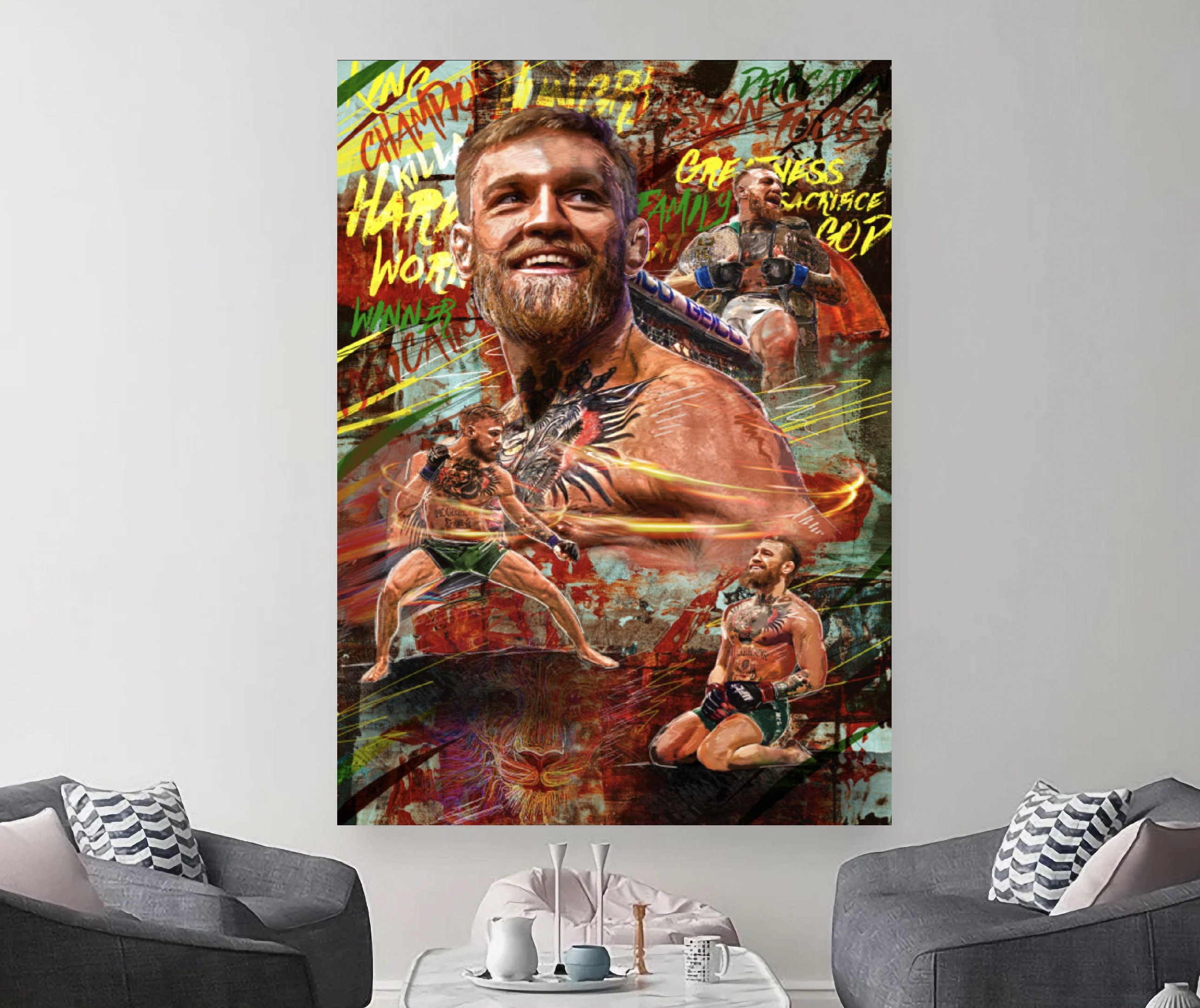 Conor McGregor Canvas Wall Art,Conor McGregor Poster,Conor M | Inspire ...